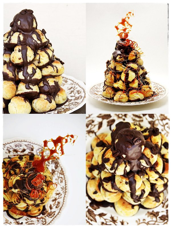 {Baking} CROQUEMBOUCHE with the Daring Bakers ... time for 'crunch in ...
