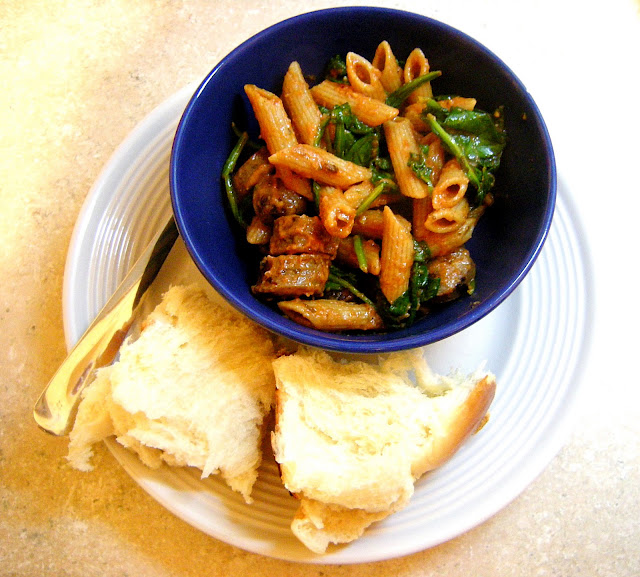 Healthy and Homemade: Mango Chicken Sausage Pasta