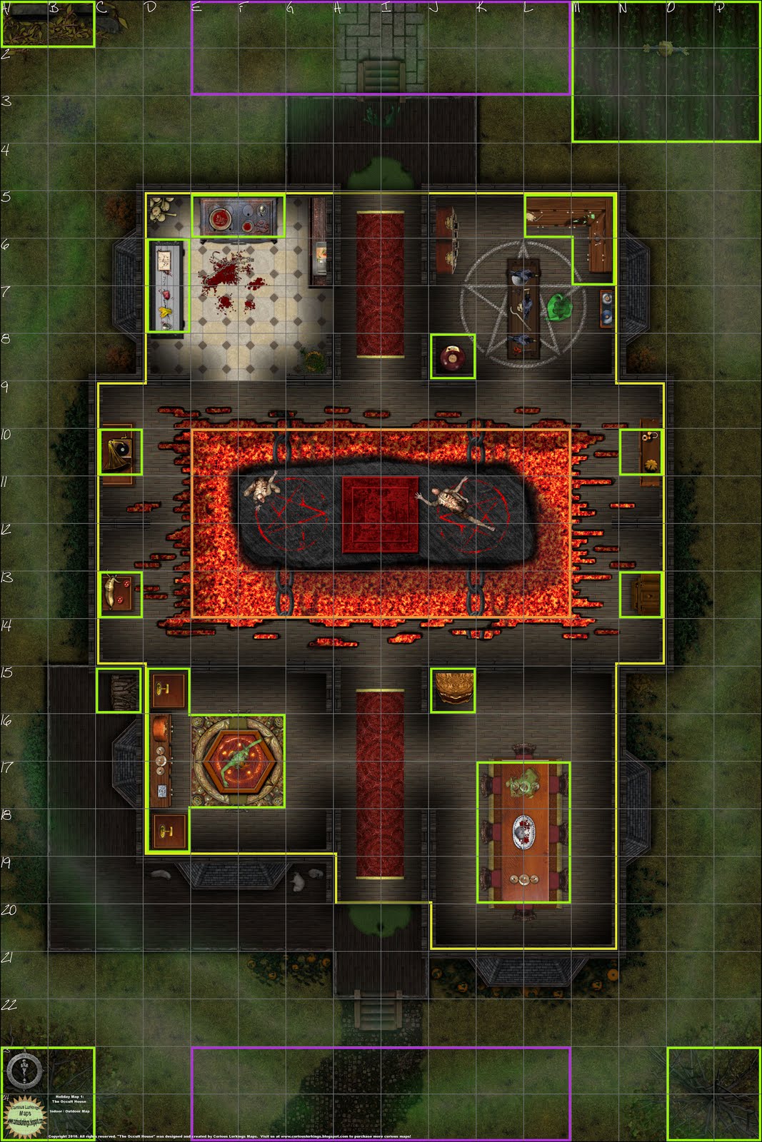 Curious Lurkings: Happy Halloween: The Occult House