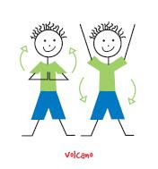 YogaBuddies - Yoga For kids: Pose of the Month: Volcano Pose