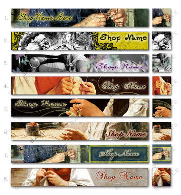 TUMBLEWEED STUDIOS & JE ADORE: Knitting, Needlework, Sewing Shop Banner ...