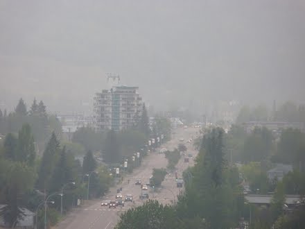 A TOWN CALLED PODUNK: Forest fires smoke out Prince George on Thursday ...