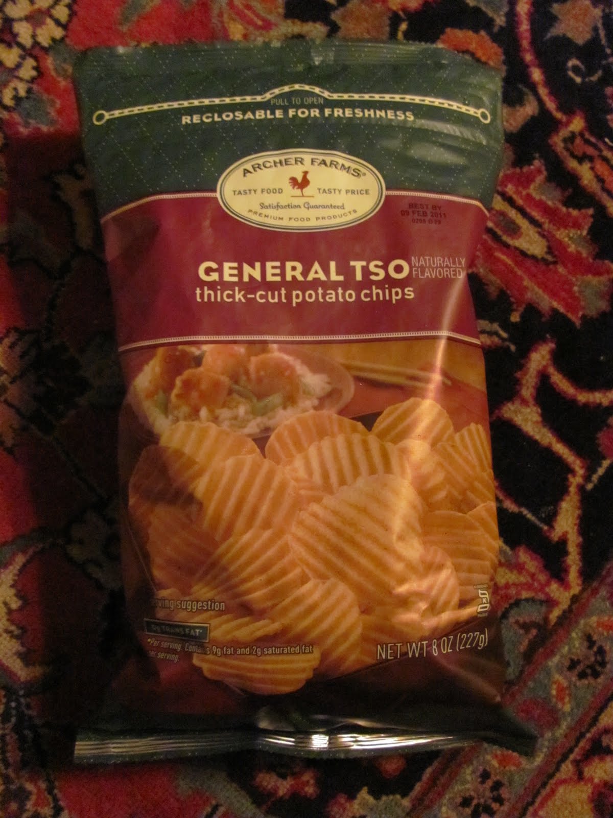 Foodette Reviews Archer Farms General Tso Potato Chips