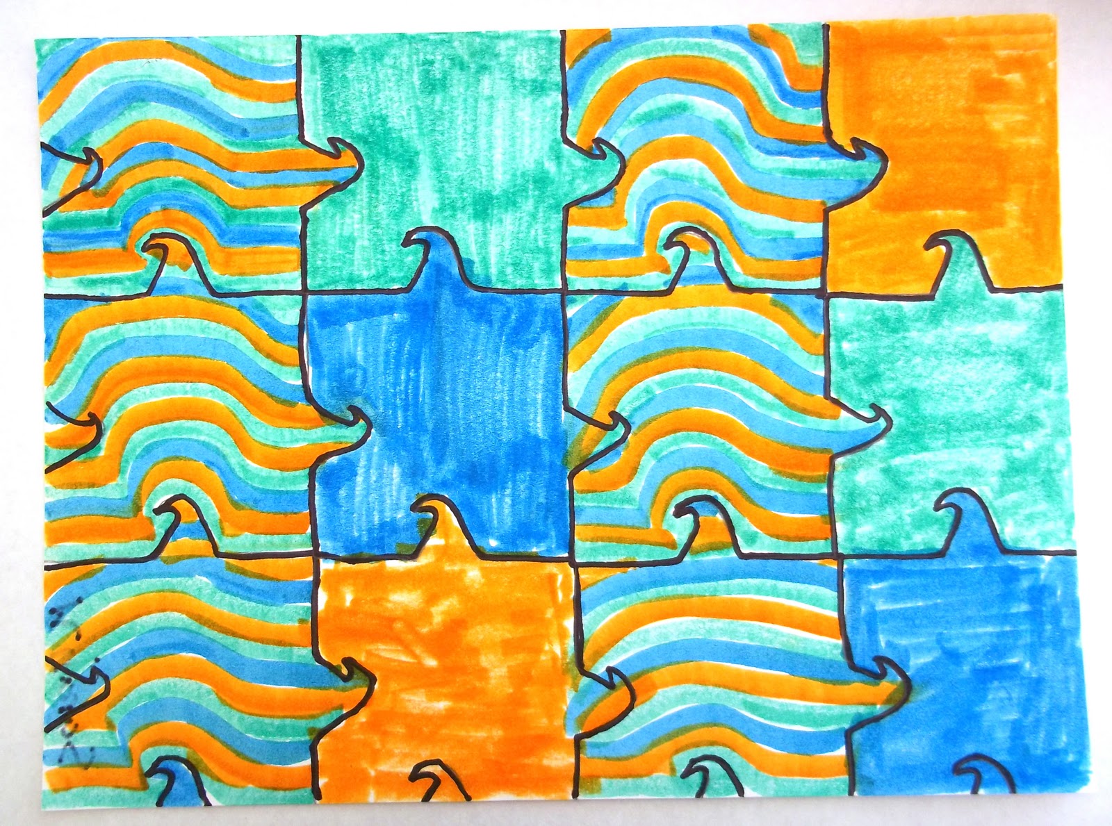 Monument Valley Regional Middle School Art Class: Tessellations, where ...