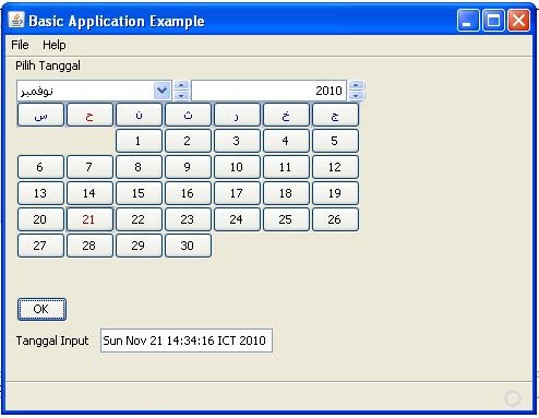How To Use Form Input jCalendar With Java | Source Tutorials