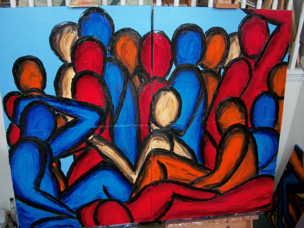 FRANCESCO RUSPOLI : I have just finished a new painting from the series ...