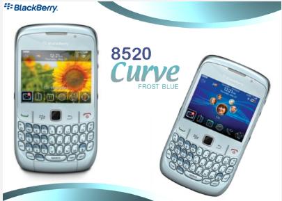 Best Selling Mobile Phone: Blackberry 8520 Blue Edition Joins the ...