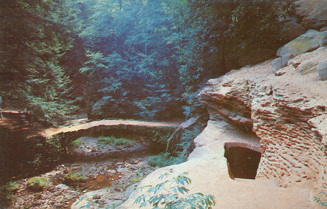 Vintage Travel Postcards: Hocking State Park - Logan, Ohio