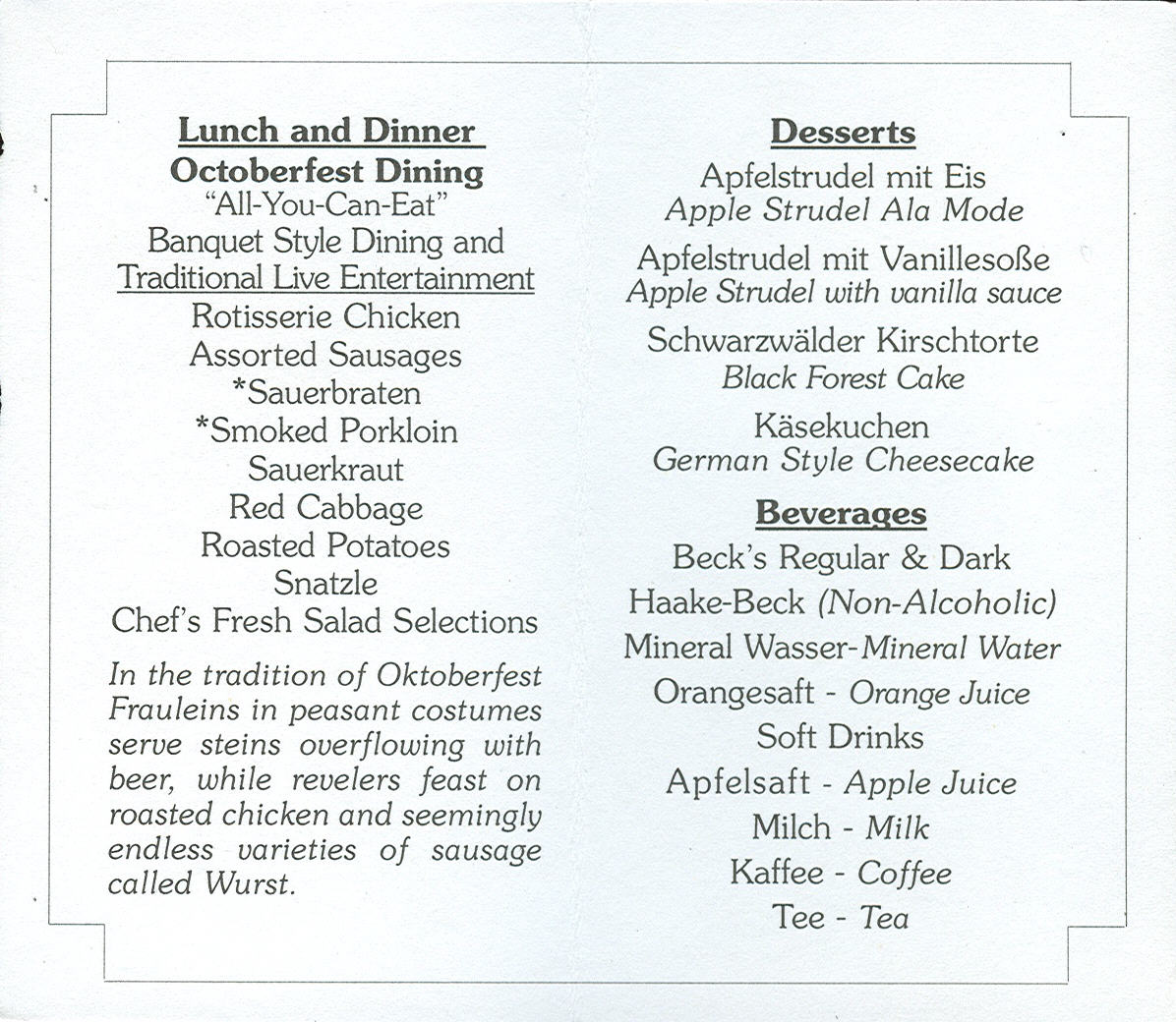 Disney Vacation Kingdom: Biergarten