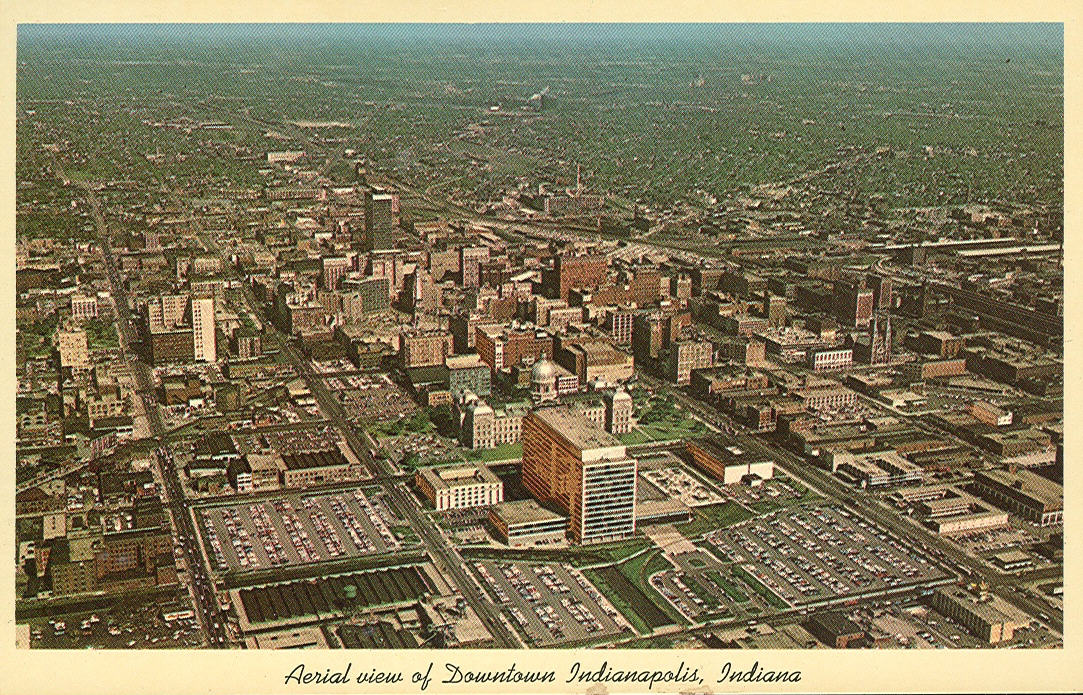 Vintage Travel Postcards: Indianapolis, Indiana
