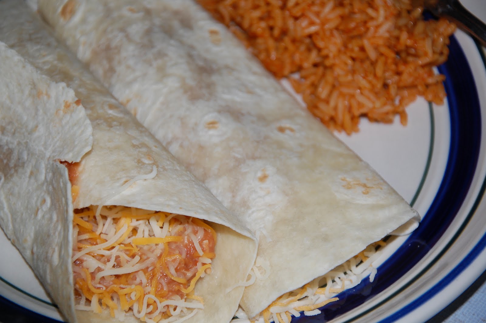 Katie's Korner: Chicken Bean Burritos
