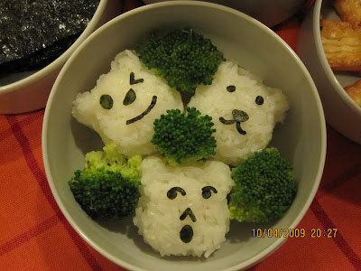 Simply Cute...: Rice with roasted seaweeds bento