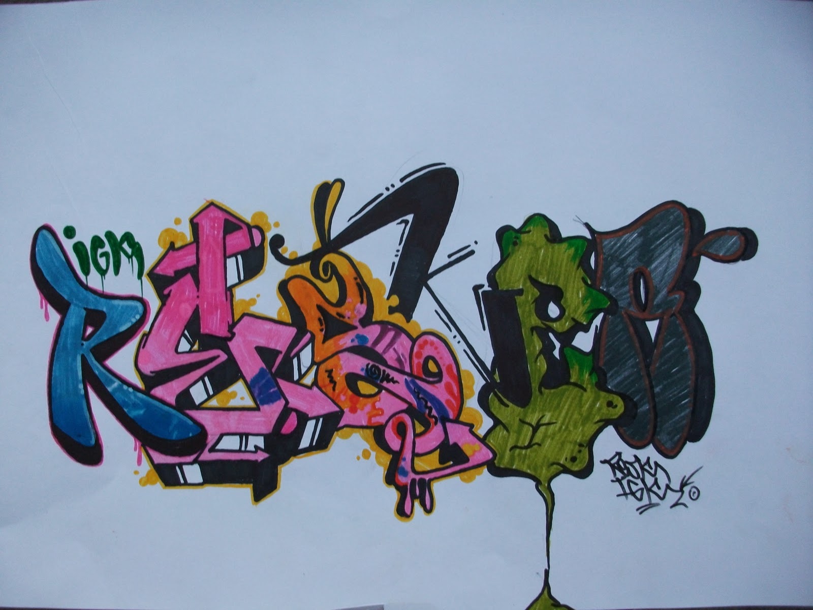 Graffiti Exchange: Resk X Knekt : Exchange