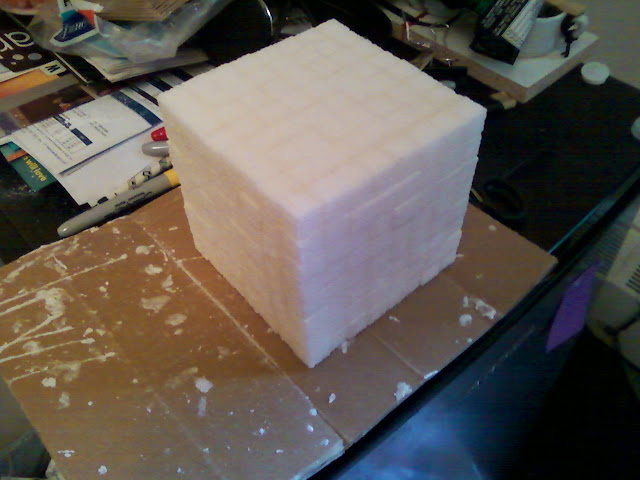 From Erosion to Creation: Sugar Sugar: Creation of the Cube for Sugar Sugar