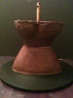 Emsen Lane Sugarcraft: THE "SIRI" CAKE - 17” high 3D Black Corset