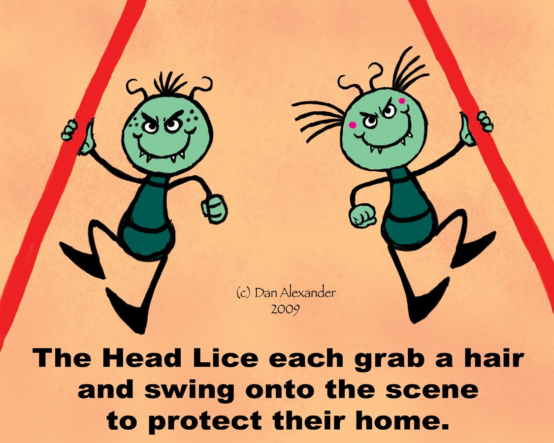 Dan Alexander Dizmentia: The Very Nice Head Lice: Post 3
