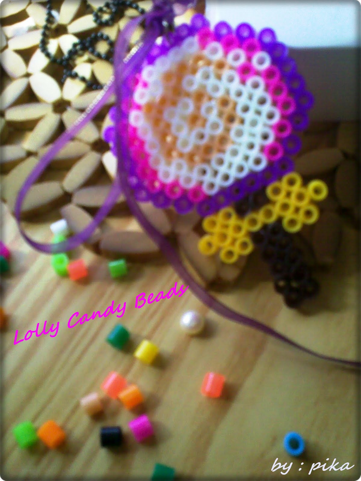 PinkerbeLL Hamabeads Shop: Hama Beads Necklace