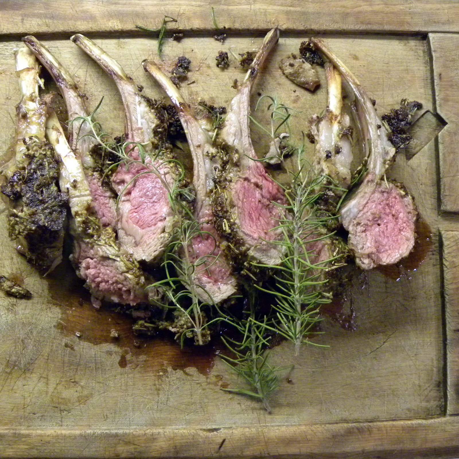 Cook's Cache: Mustard Crusted Rack of Lamb