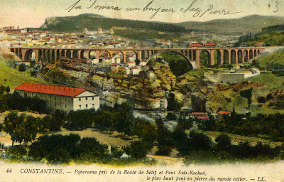Cartes postales anciennes de Constantine: Le Pont Sidi Rached