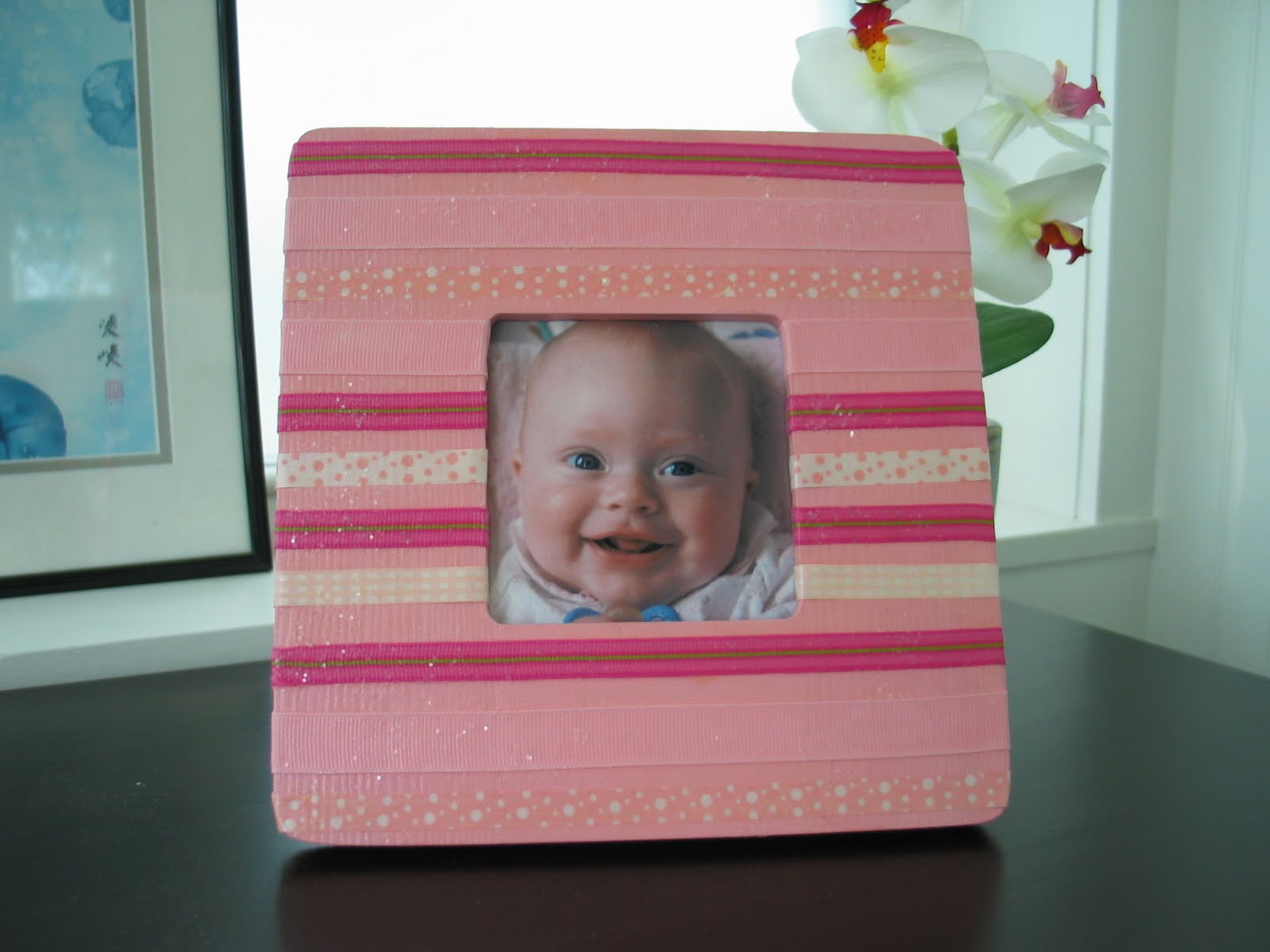 Butterfly Jungle: Ribbon Picture Frame