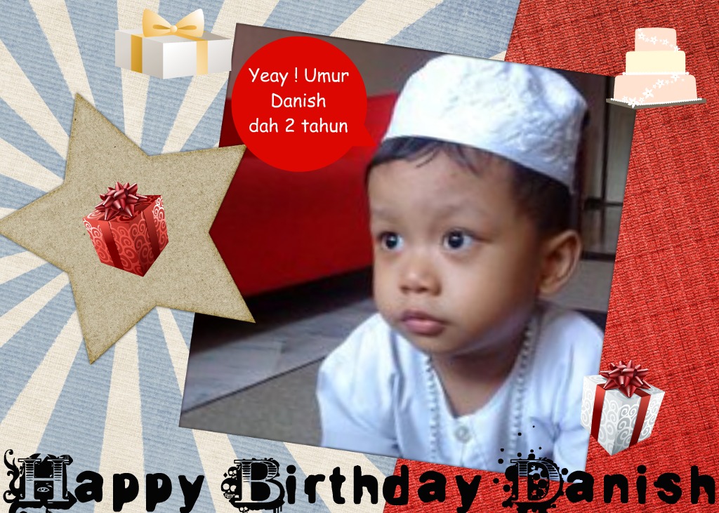 Contest Kad Besday Danish - lagi 1 hari | *PermataUmi*