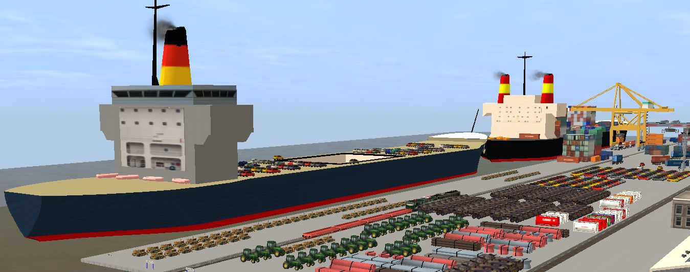 Trainz: STATION MULTIPLE SHIP 023WT