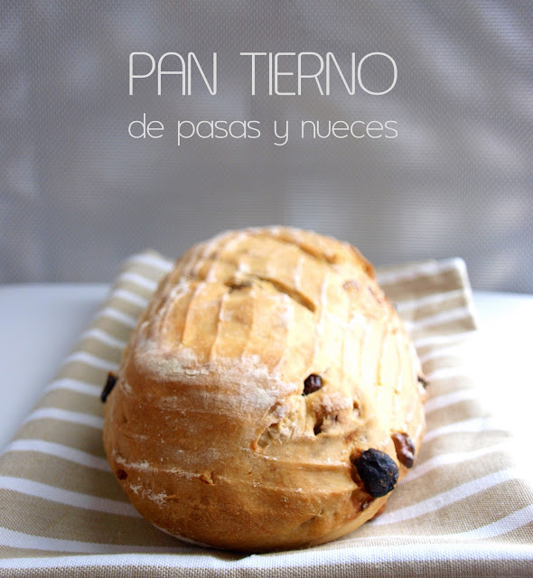 Bocados dulces y salados: Pan tierno de pasas y nueces