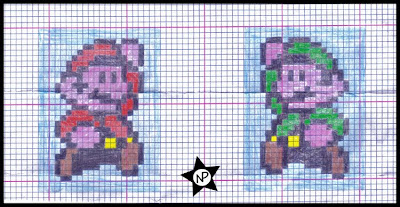 Multibeavo's World: Free Crochet Pattern Super Mario & Luigi Scarf