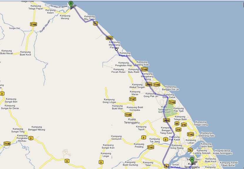 Alami Terengganu: Jeti Merang : Jeti Ke Pulau Redang