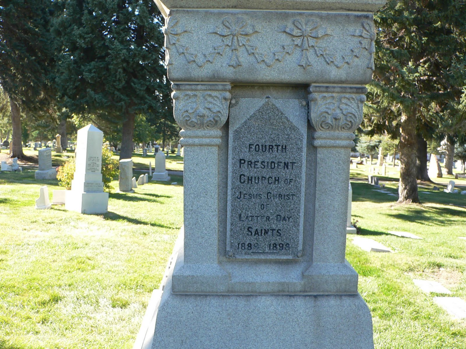 Ancestral Ties: John Hamilton Morgan gravestone, October 2010.