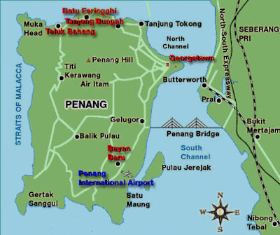 Penang Guide: Geography