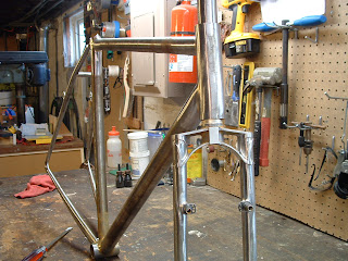 Ellis Cycles: James' Fillet Brazed Cyclocross Frame