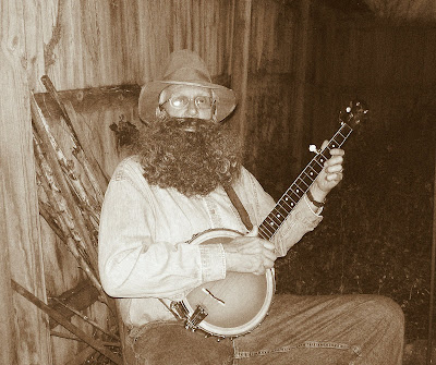Buckles and Banjos!: Old Man Playing Banjo!