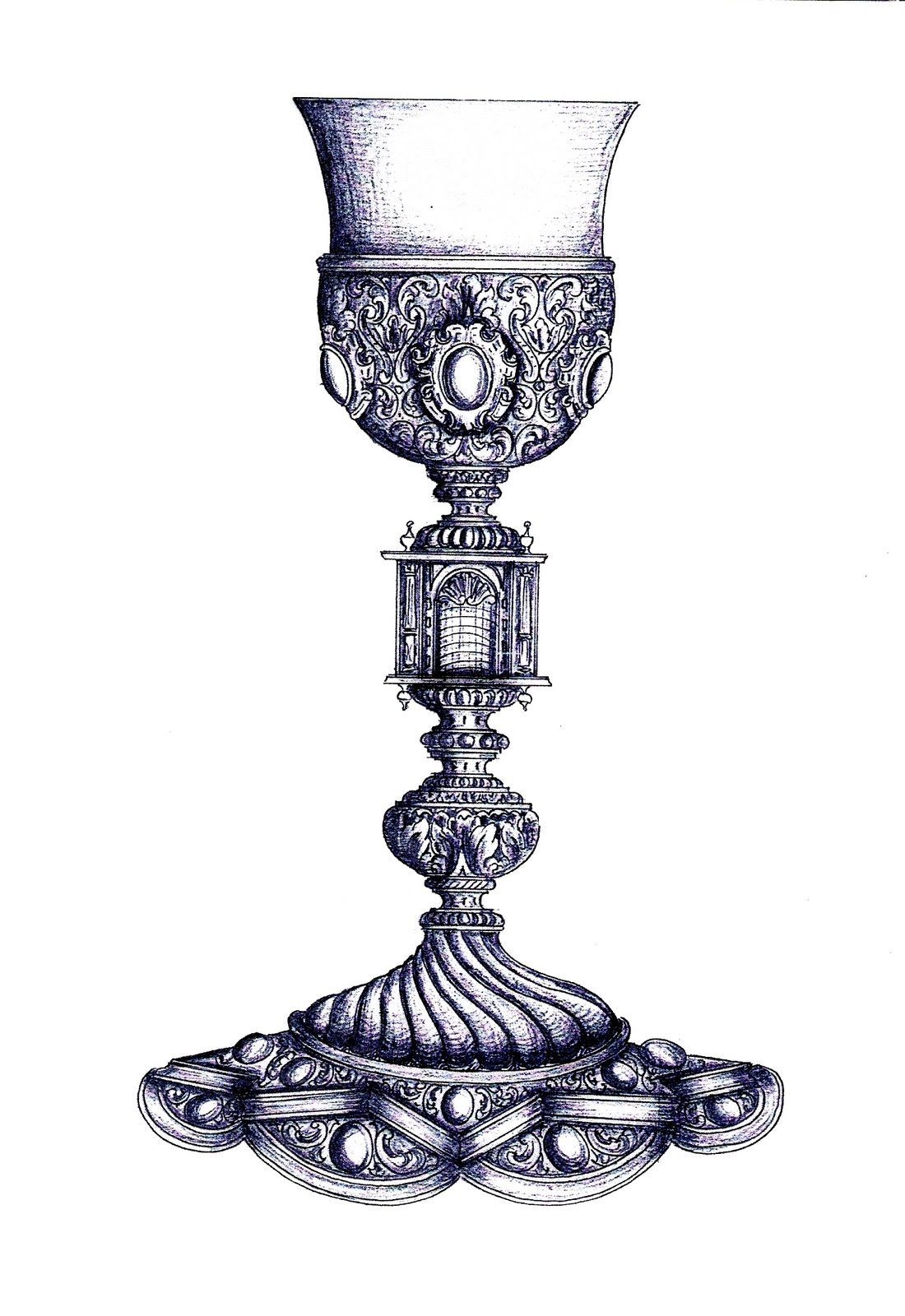 ARTE LITURGICO (Orfebreria Sevillana ): CALICES 100-02