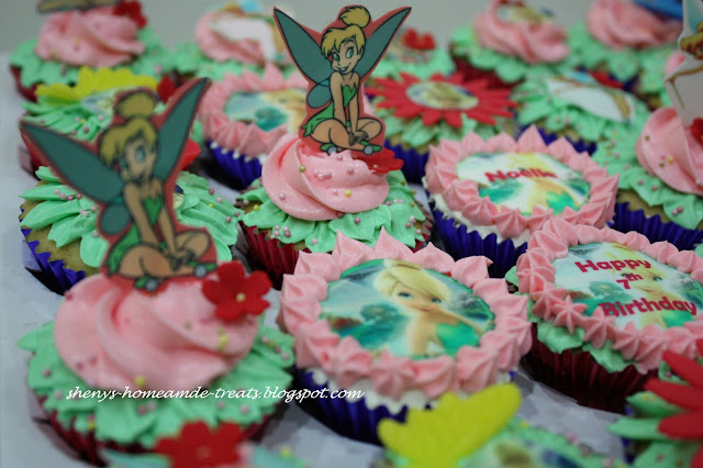 Sheny's Homemade Treats: Tinkerbell Cupcakes