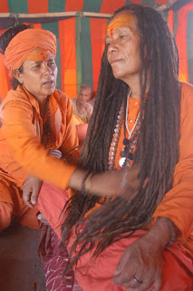 Journey Through The Lens: 100 Naga Sadhvis From Nepal te take Holy Dip ...