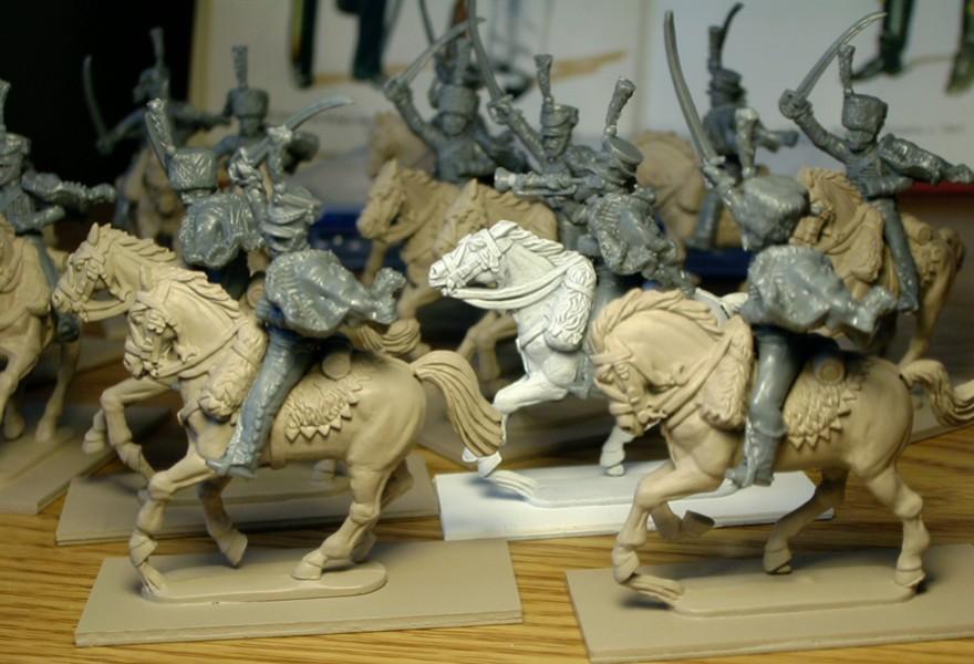 WAB Corner: Perry French Hussars - WIP + 1