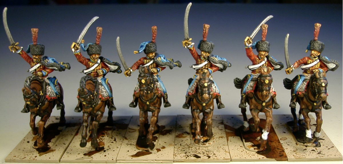 WAB Corner: Perry French Hussars - WIP + 3