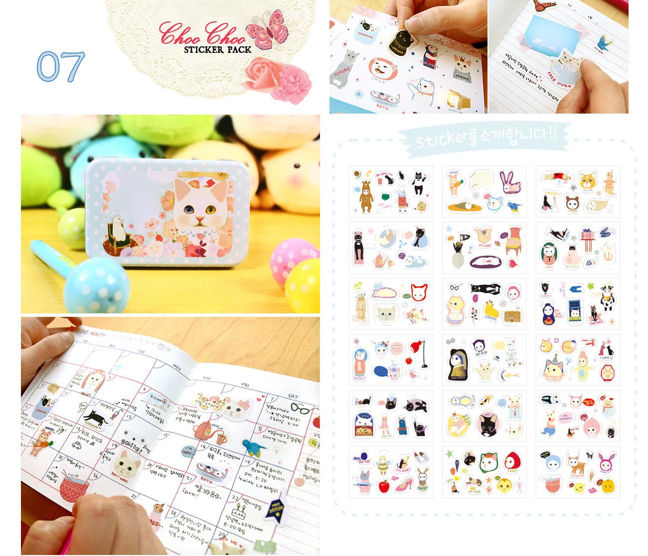 Shopping with Tea: Beautiful Sticker Sets