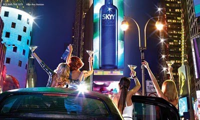 Skyy Vodka Sexy Ad Campaign Photos | Double Boob Slip