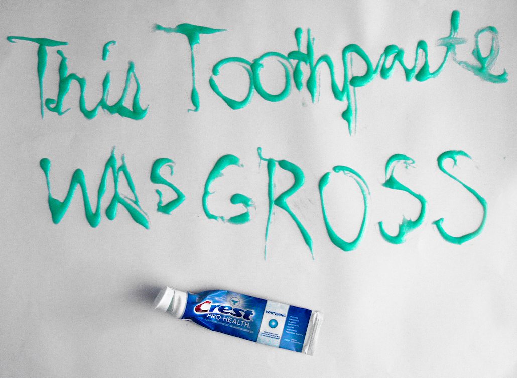 Sharks Eat Meat: DAY 45 - Toothpaste