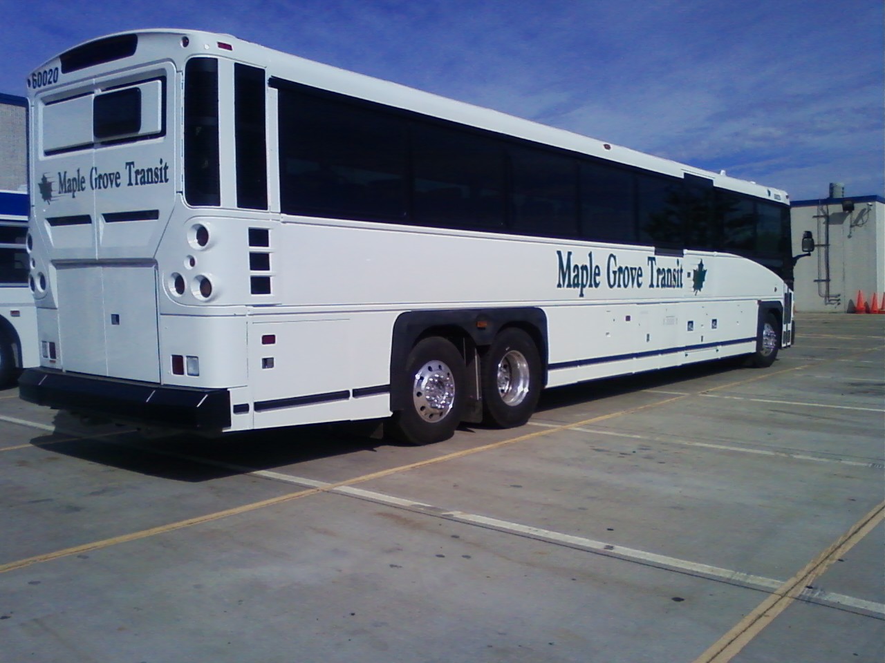 Twin Cities Transit: Maple Grove New MCI Coach