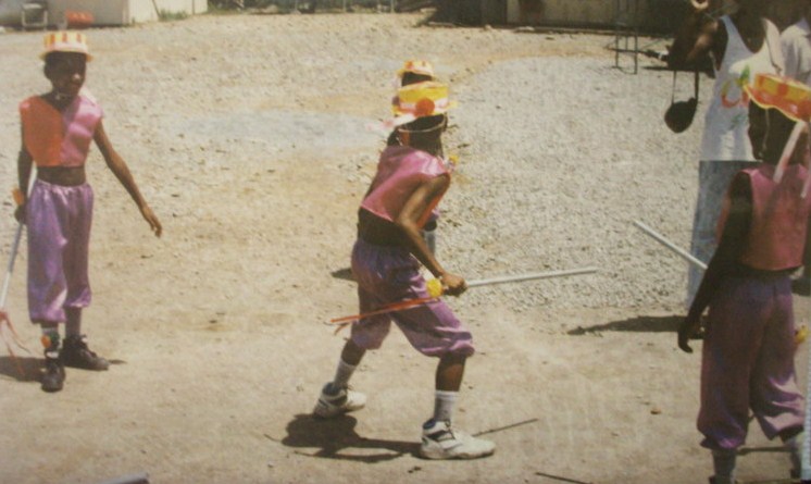 coming in from the cold: the art of playing 'mas'- "Sebucan"