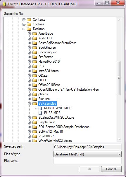 Hodentekmsss Using Sample Databases With Sql Server 2008 R2 Nov Ctp 8265