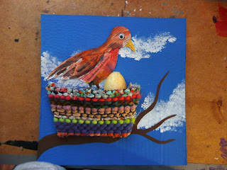 that artist woman: Spring Weaving Project