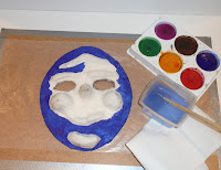 that artist woman: How to make a Paper Mache Mask - Art Project
