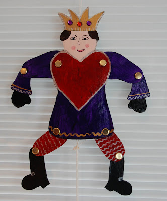 that artist woman: King of Hearts Puppet