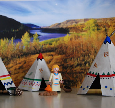 that artist woman: How to Make Mini Teepees/Tipi
