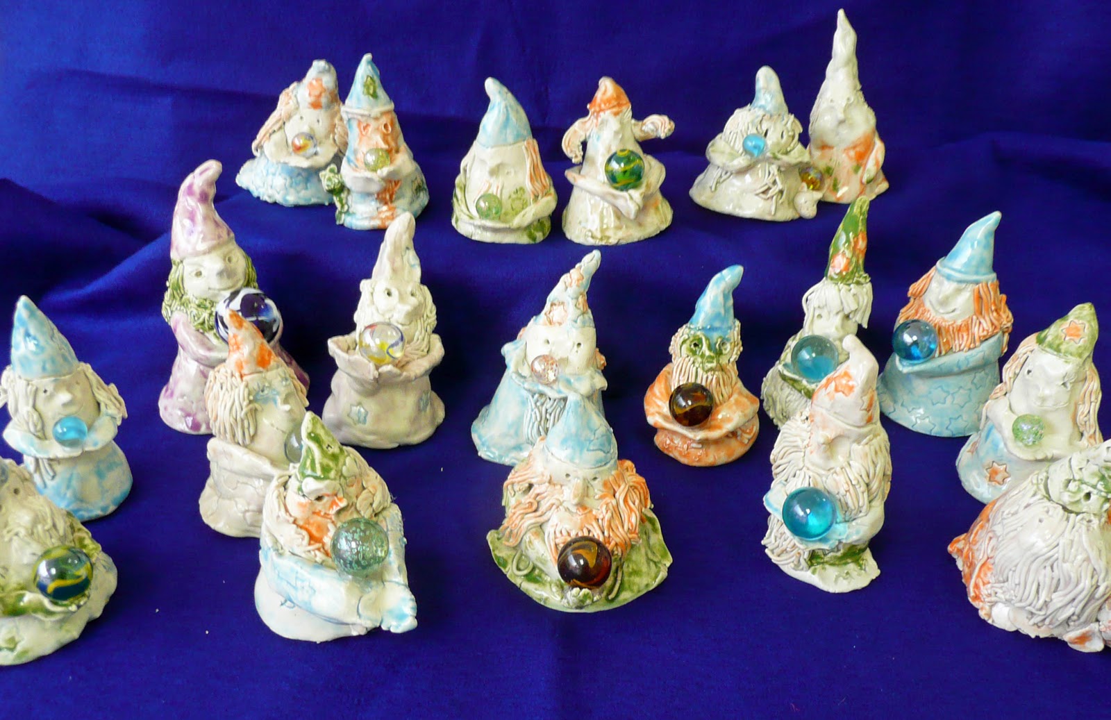 that artist woman: Clay Witches and Wizards