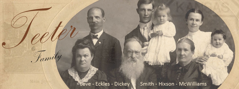 Teeter Family: Lillie Opal Teeter life history